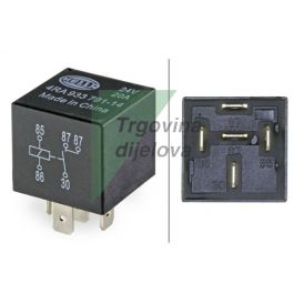 Trgovina dijelova - RELEJ 24V 5 IZVODA 20A